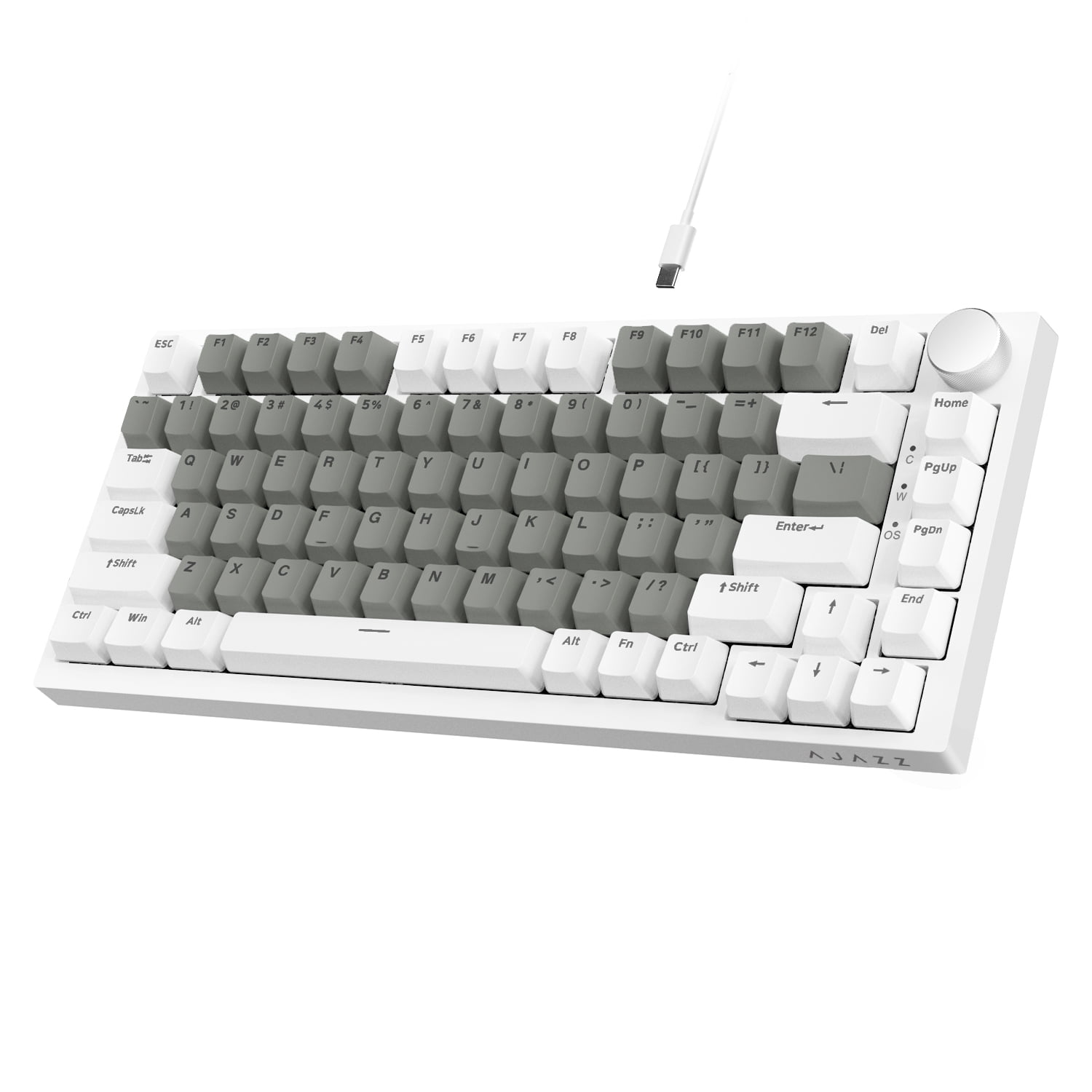 ATTACK SHARK X Ajazz AK820 Hot Swappable Mechanical Keyboard 75% Percent,TLK Custom Wired ...