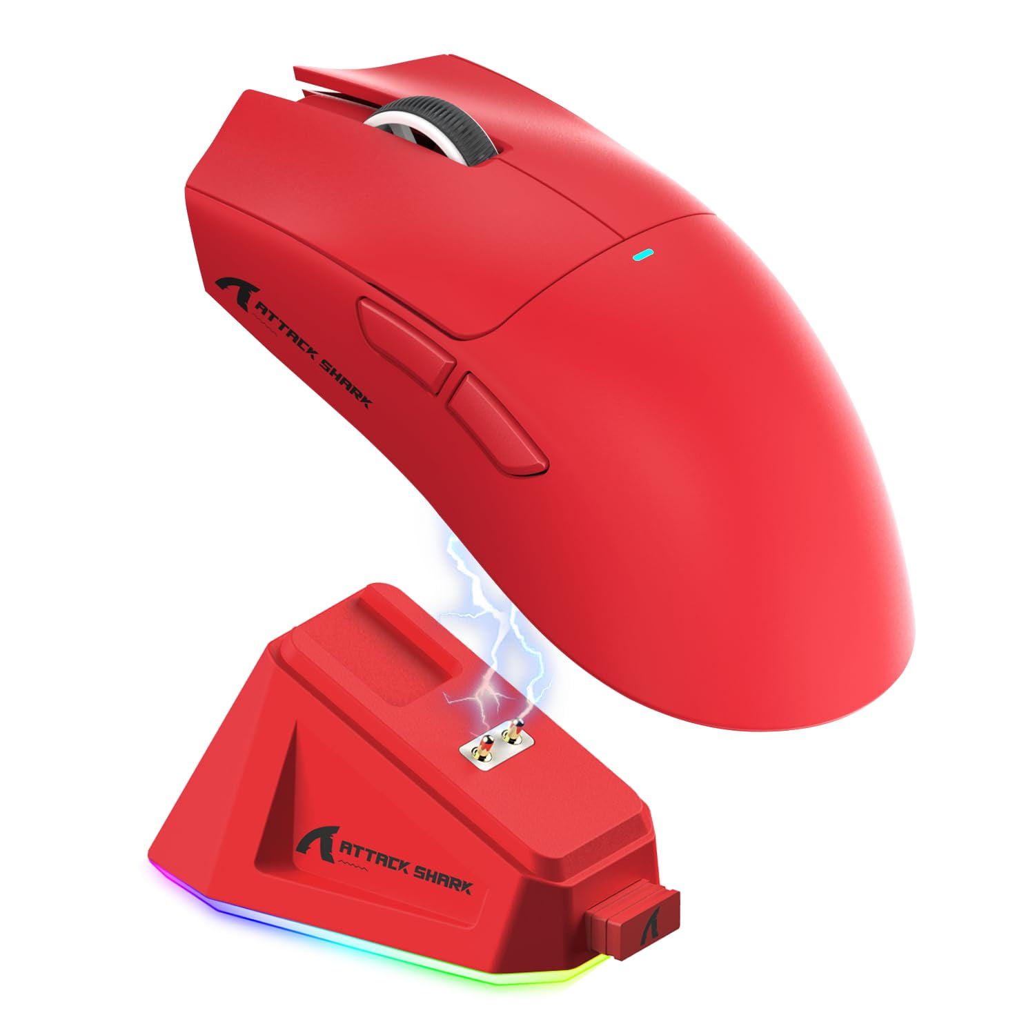 ATTACK SHARK X11 Gaming Mouse with Magnetic Charging Dock, PixArt ...