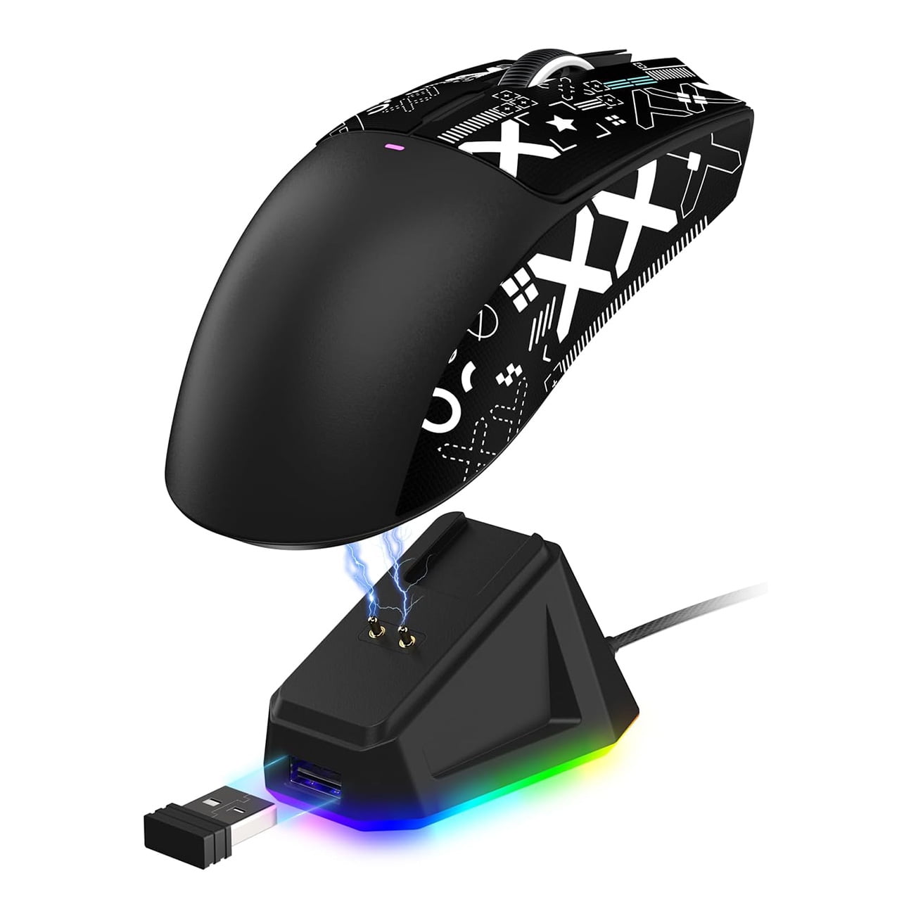 ATTACK SHARK X11 Wireless Gaming Mouse with Charging Dock, PixArt ...