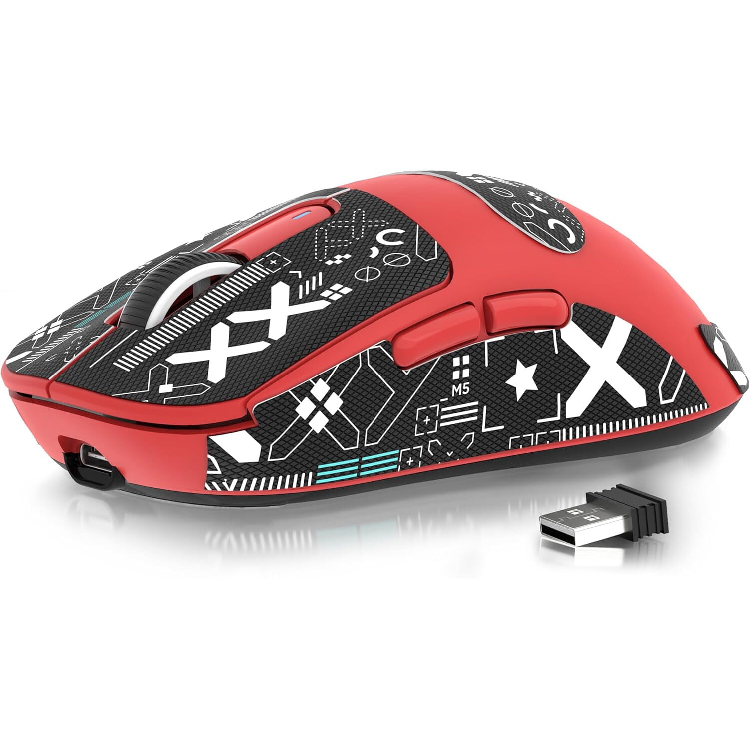 ATTACK SHARK X3 49g SUPERLIGHT Mouse with Tape, PixArt PAW3395 Gaming ...