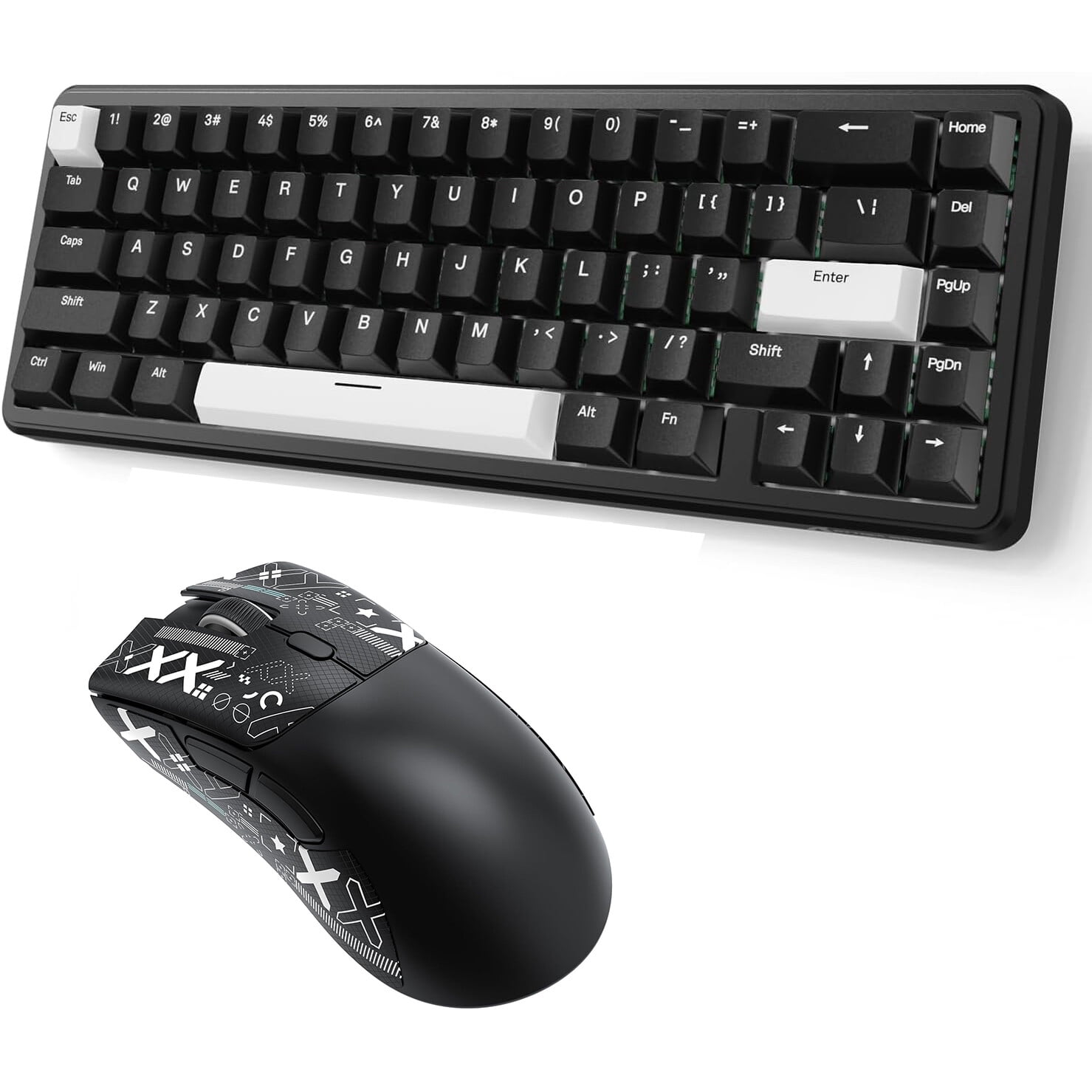ATTACK SHARK X65 HE Wired Magnetic Switch Keyboard and R1 Mouse Combo ...