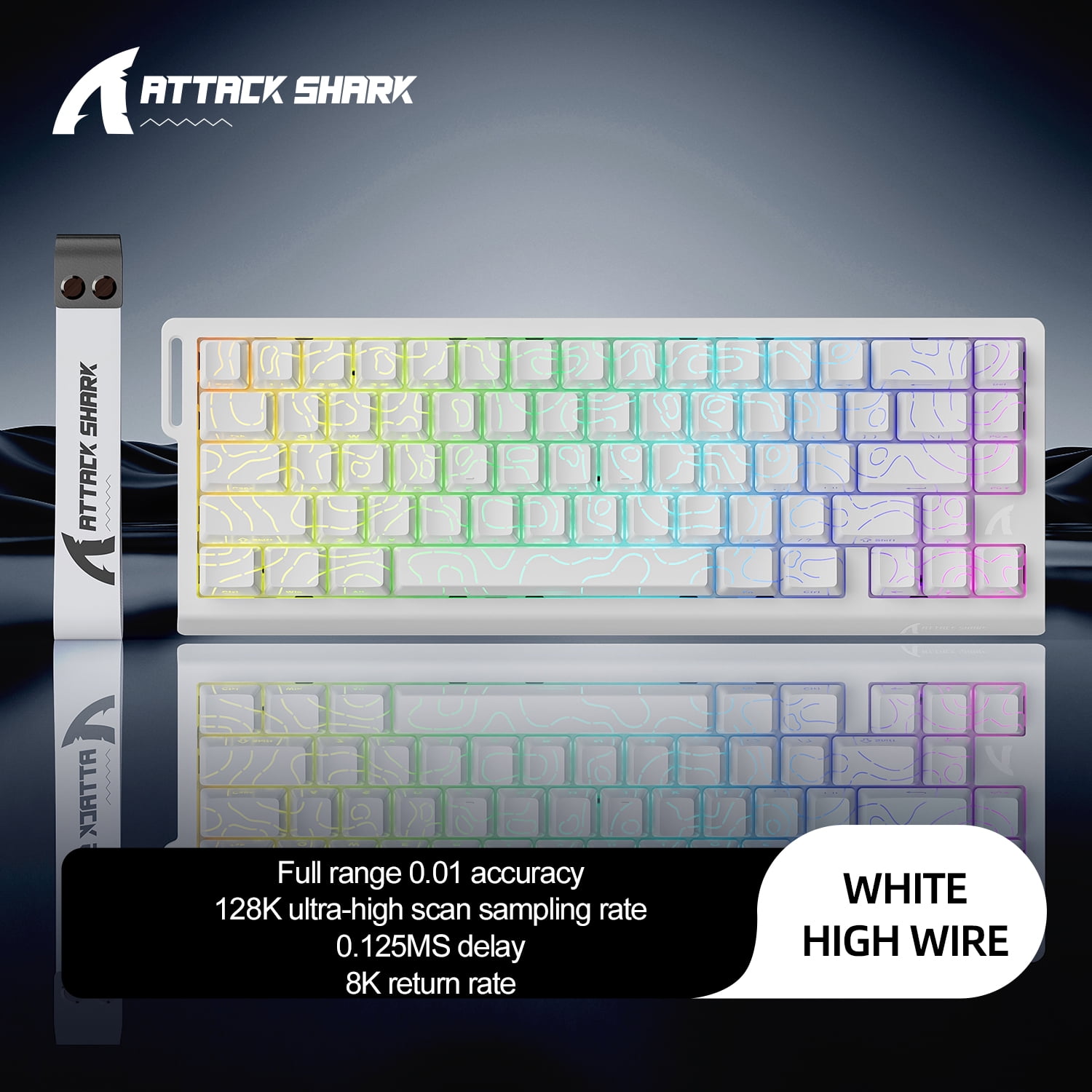 ATTACK SHARK X68HE X68Pro He Magnetic Mechanical Keyboard for Pro ...