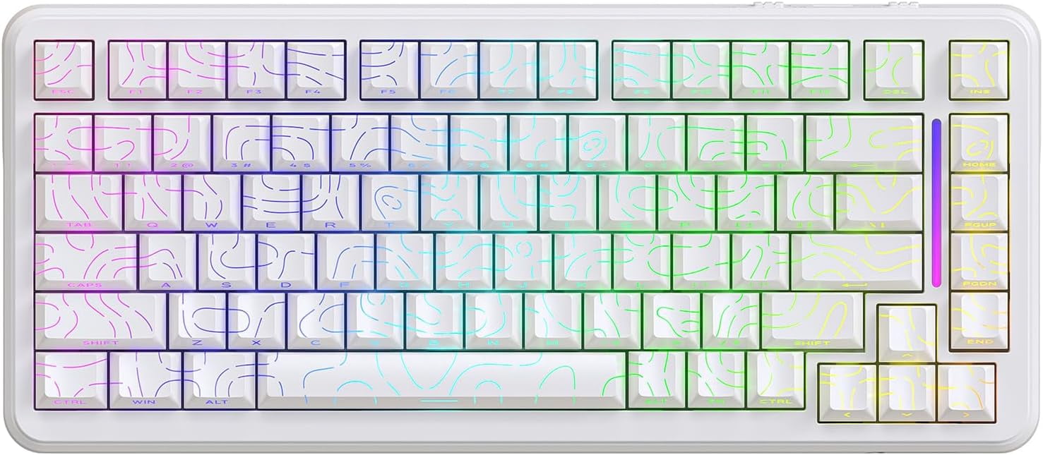 ATTACK SHARK X82PRO HE 75% Wireless Rapid Trigger Magnetic Keyboard, 8K ...