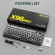 ATTACK SHARK X86 75% Wireless Gasket Mechanical Keyboard with Knob, CNC ...