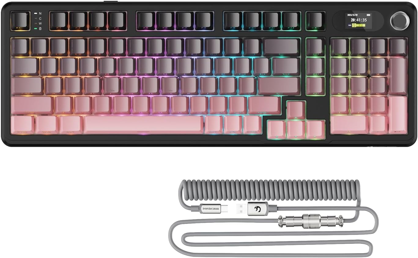 ATTACK SHARK X98PRO Wireless Gaming Keyboard 99 Keys Wireless ...