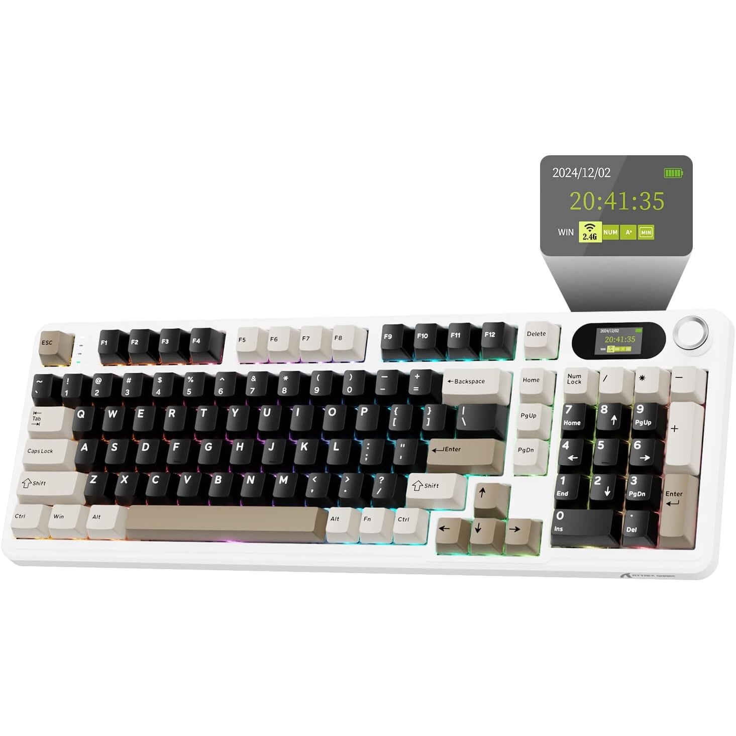 ATTACK SHARK X98PRO Wireless Gaming Keyboard, 99 Keys Wireless ...