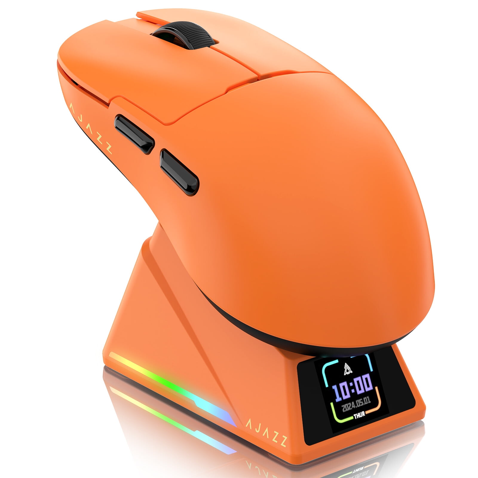 ATTACK SHARK x AJAZZ AJ159 APEX PAW3950 Triple Mode Gaming Mouse 8K Magnetic Charging Dock with ...