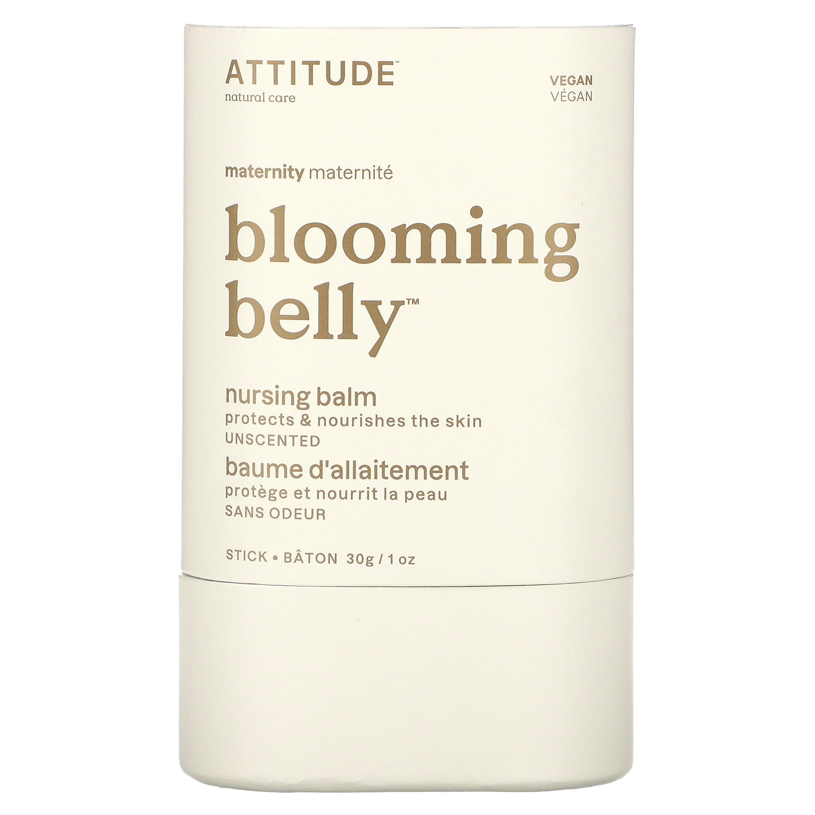 ATTITUDE Blooming Belly, Nursing Balm, Unscented, 1 oz (30 g) - Walmart.com