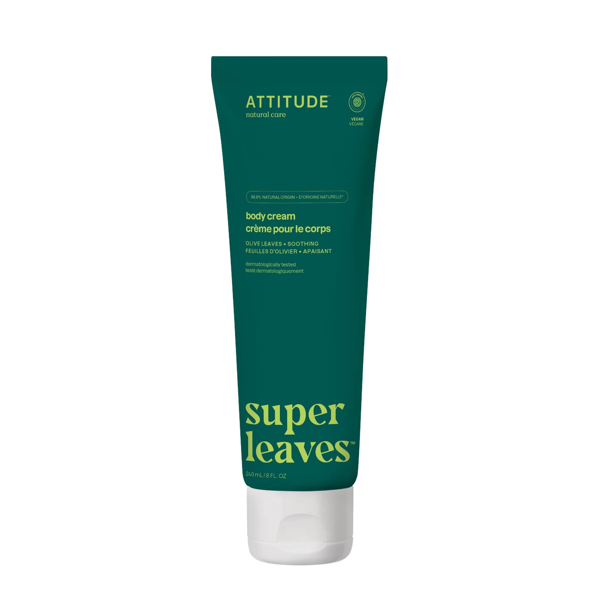 ATTITUDE Body Cream, EWG WHF2 Verified Moisturizer, Vegan Moisturizing ...