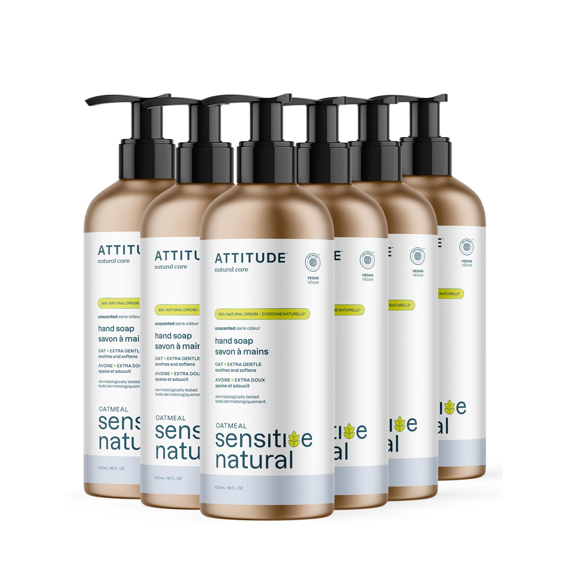 ATTITUDE Gentle Hand Soap DMF15 for Sensitive Skin, EWG Verified ...