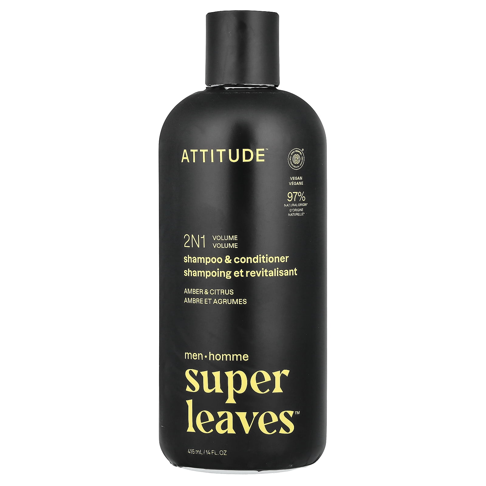 ATTITUDE Super Leaves™, 2 N 1 Volume Shampoo & Conditioner, For Men ...