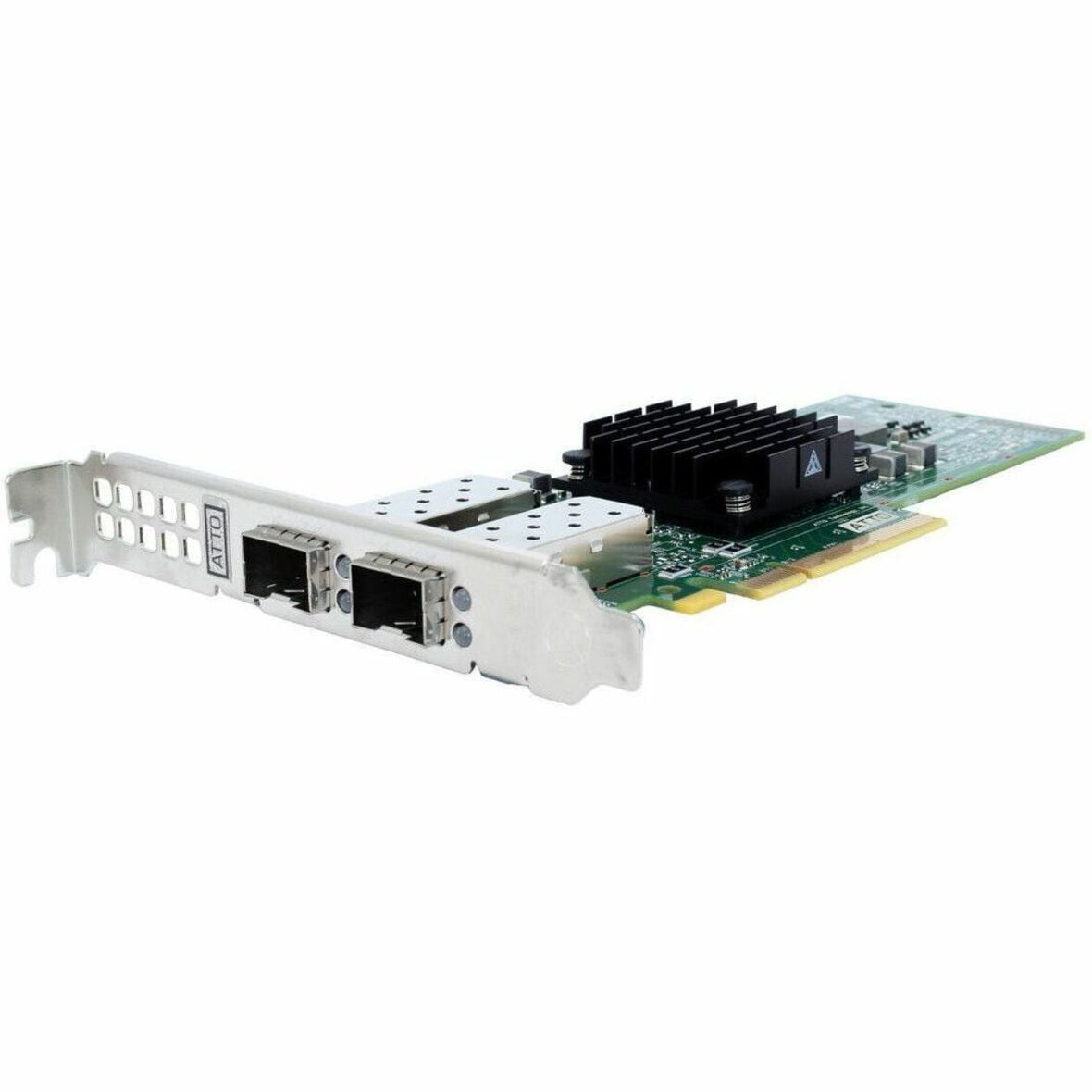 ATTO FastFrame N4S2 10Gigabit Ethernet Card - PCI Express 3.0 x8 - 10 ...