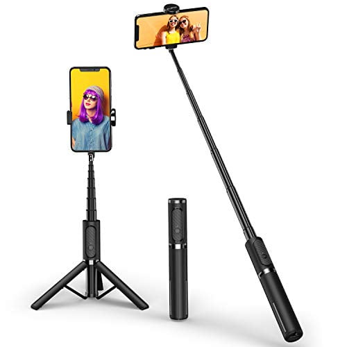 ATUMTEK Bluetooth Selfie Stick Tripod, Mini Extendable 3 in 1 Aluminum ...