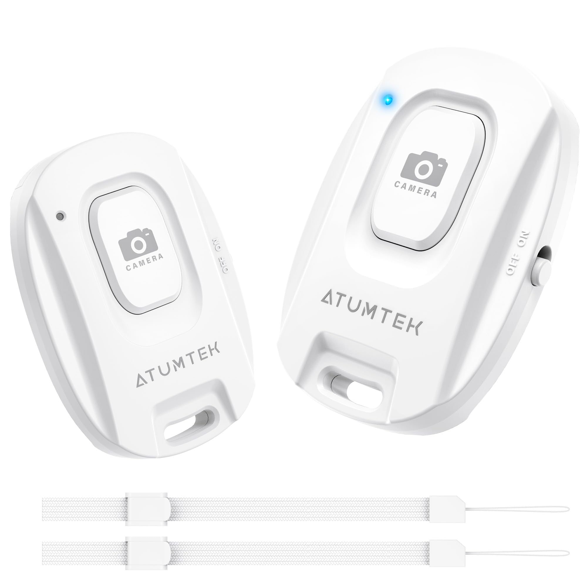ATUMTEK Camera Remote Shutter for iPhone and Android Smartphones (2 ...