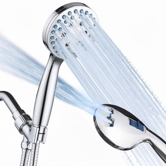 XUERUI-High Pressure Handheld Shower Head, 5" Large 10-Mode Filtered ...
