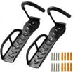 StoreYourBoard Swivel Bike Wall Storage Rack, Garage Mount Hooks, Holds ...