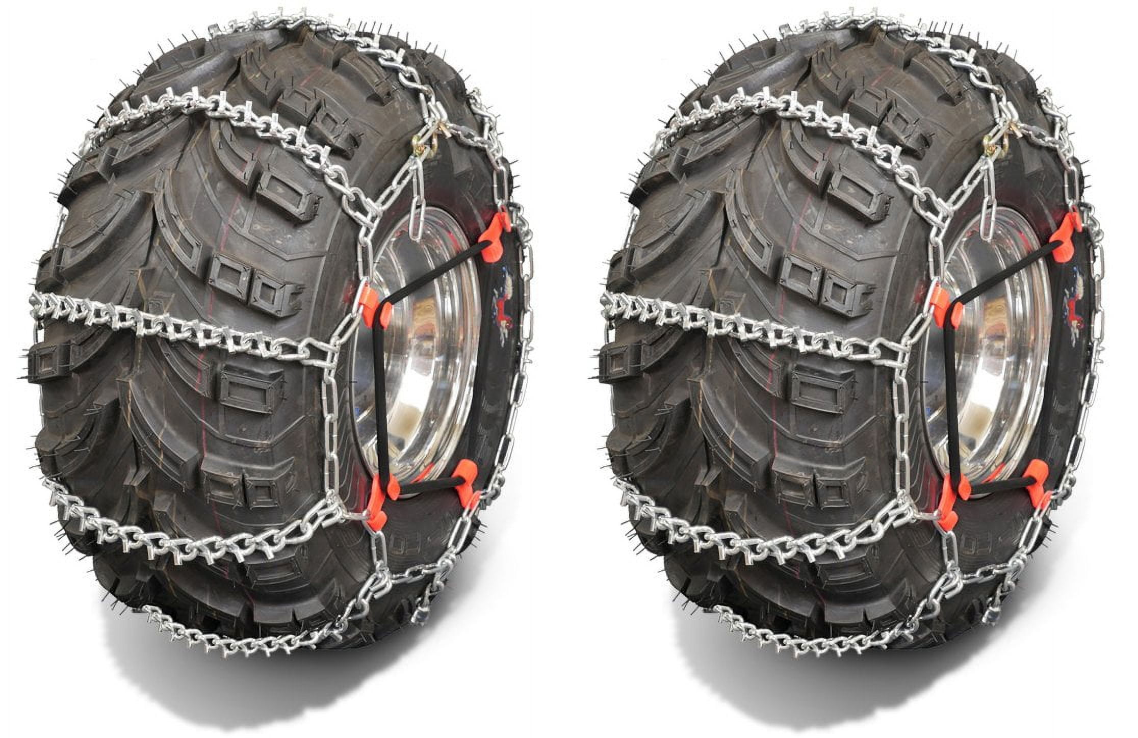 ATV 4-link Spacing Ladder Alloy Tire Chains WITH tensioners 23x10.5_12 ...