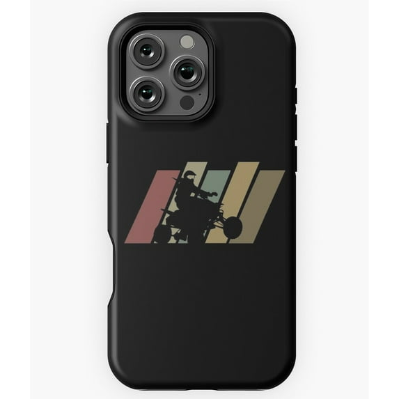ATV Bicycle Vintage Retro Off Road Phone Case for iPhone 16 15 14 13 12 ...