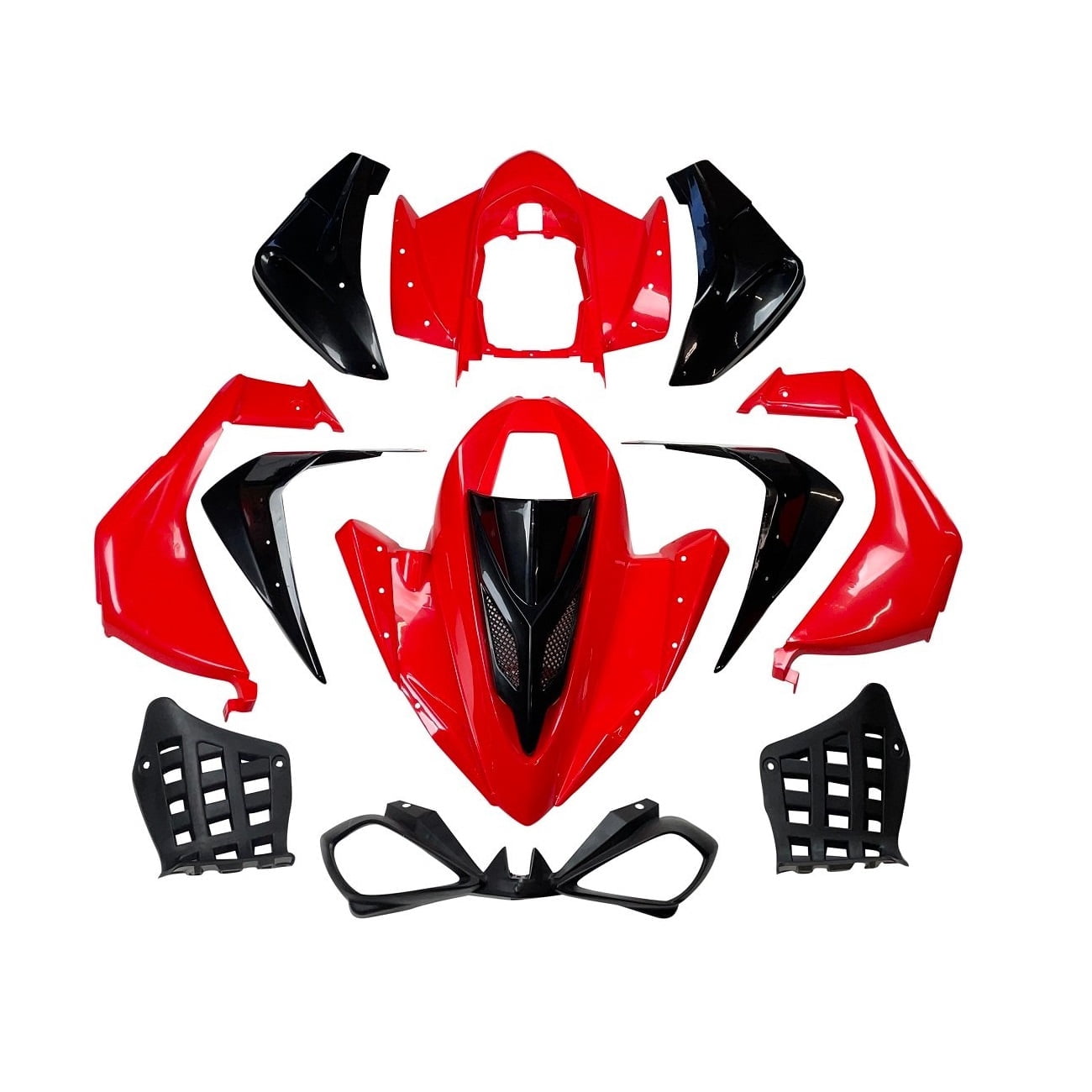 ATV Complete Plastic Body Fender Kit for Taotao ATA150G, Cougar 200 ...