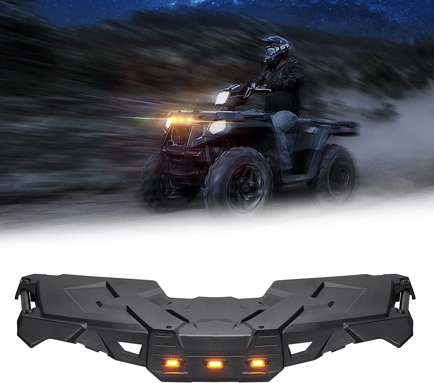 ATV Front Rack, Kemimoto Body Rack Compatible with Polaris Sportsman ...