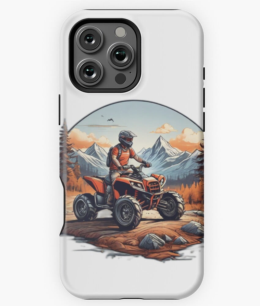 ATV Off Road Quad Bike Adventure Phone Case for iPhone 16 15 14 13 12 ...