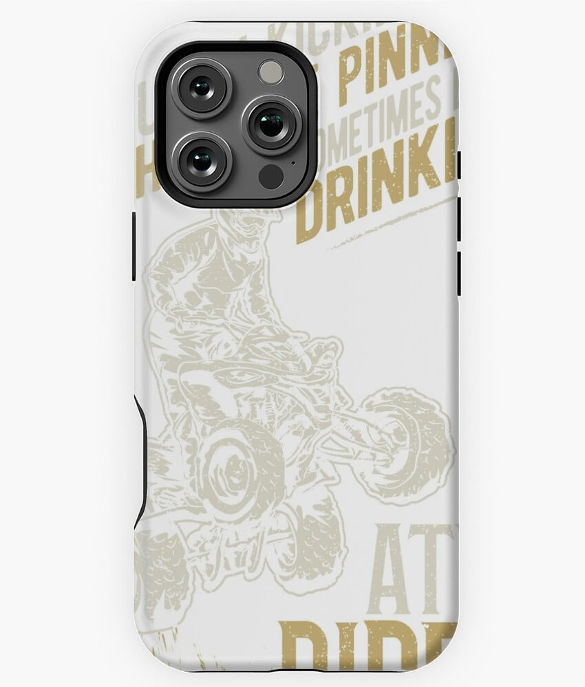 ATV Quad Beer Rider Funny Off Road Phone Case for iPhone 16 15 14 13 12 ...