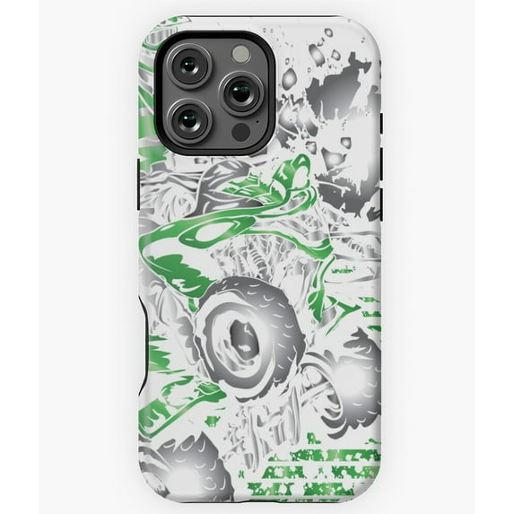 ATV Quad Mean Green Rider Off Road Phone Case for iPhone 16 15 14 13 12 ...