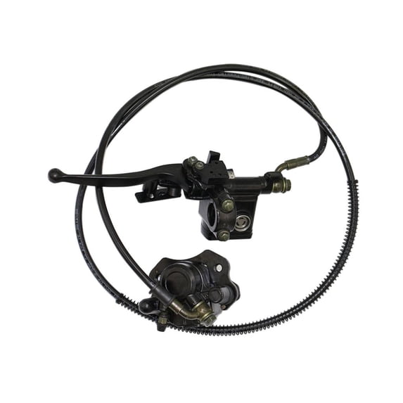 ATV Quad Rear Hand Brake Assembly w/ Cylinder Caliper Pads for 50 90 ...