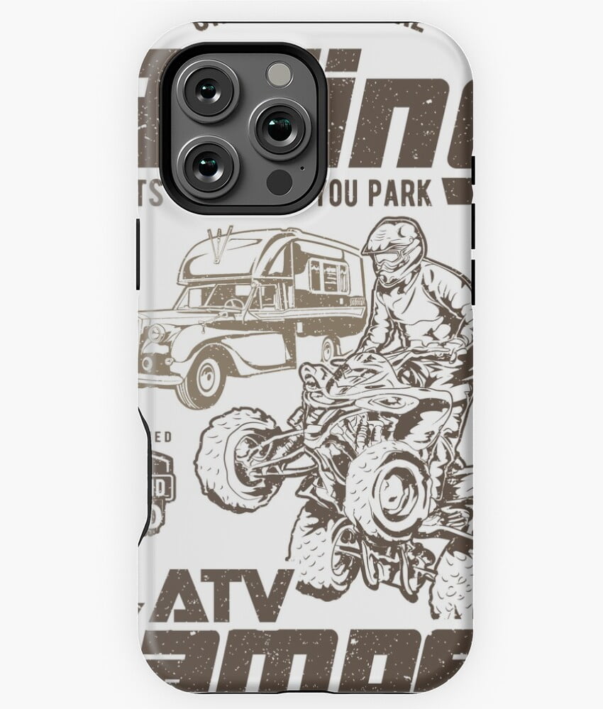 ATV Riding Camp Off Road Adventure Phone Case for iPhone 16 15 14 13 12 ...