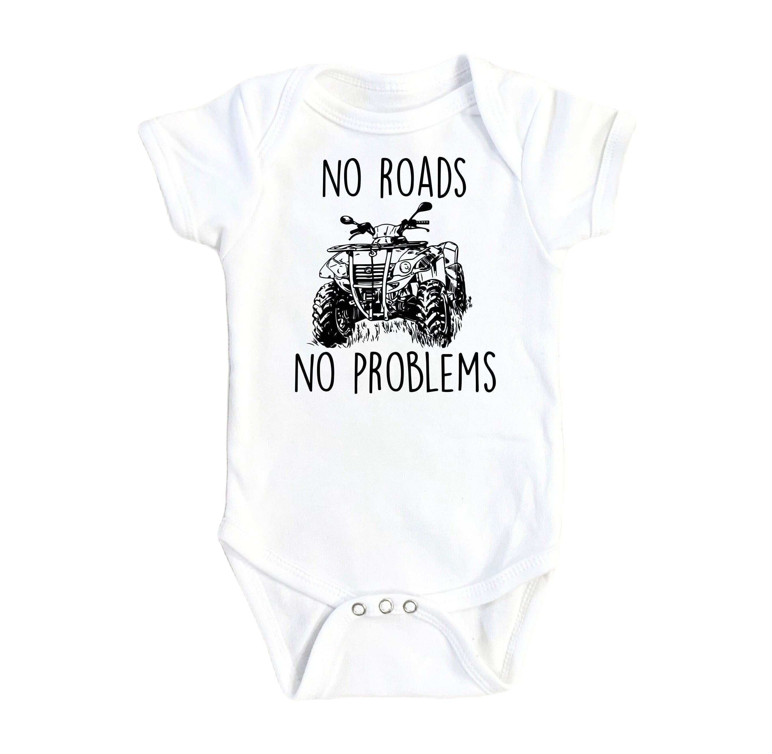 ATV Roads - Baby Boy Girl Clothes Infant Bodysuit Funny Cute Newborn - Walmart.com