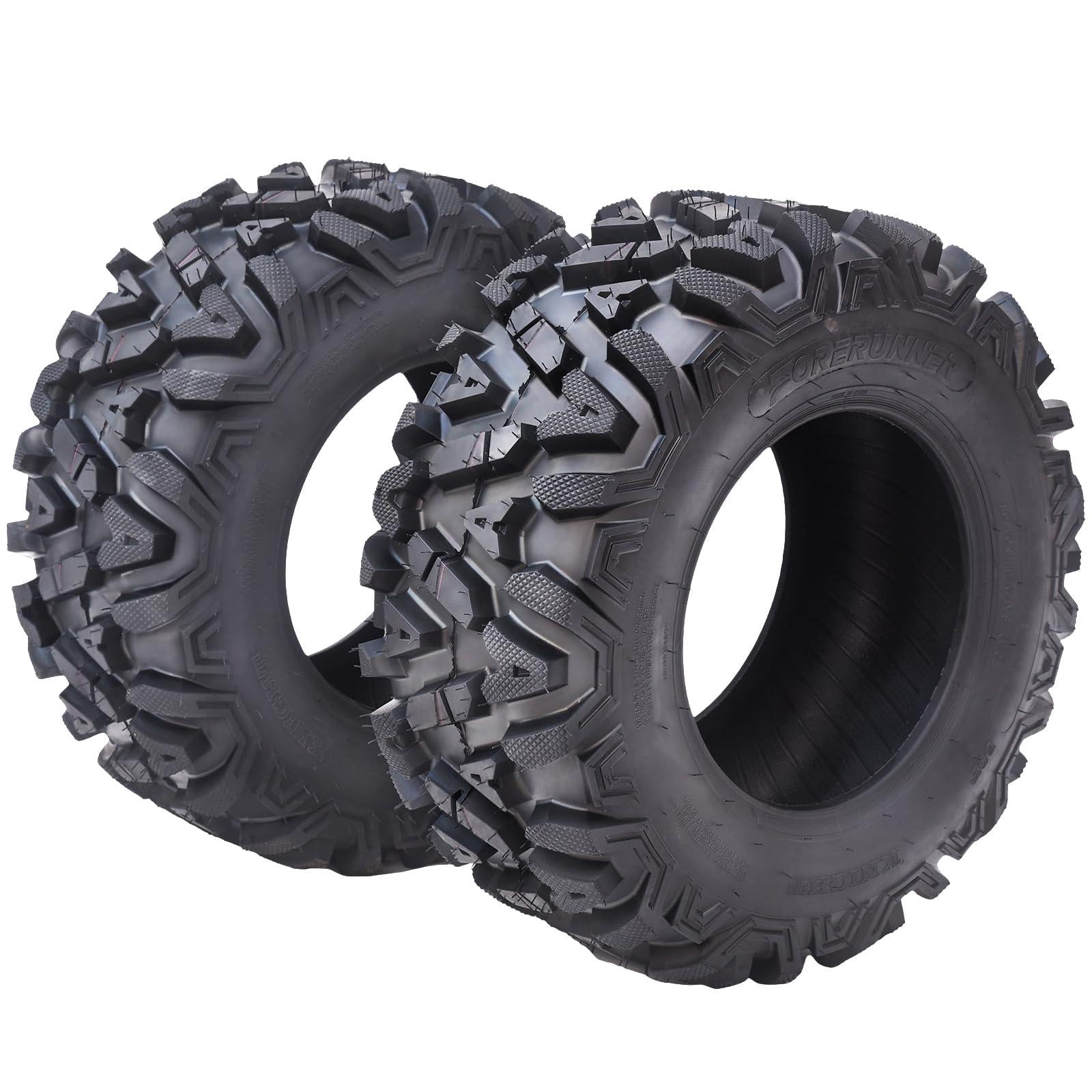 ATV Tires 26x11-12-6PR, All Terrain 20MM Tread Depth Tires For Sand Mud ...