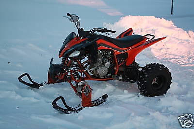 ATV Tires to Skis Conversion Kit - Suzuki LT Z250, Z400, 450 QuadSport ...