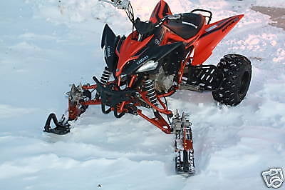 ATV Tires to Skis Conversion Kit for Arctic Cat DVX 400, 250, Can-Am DS ...