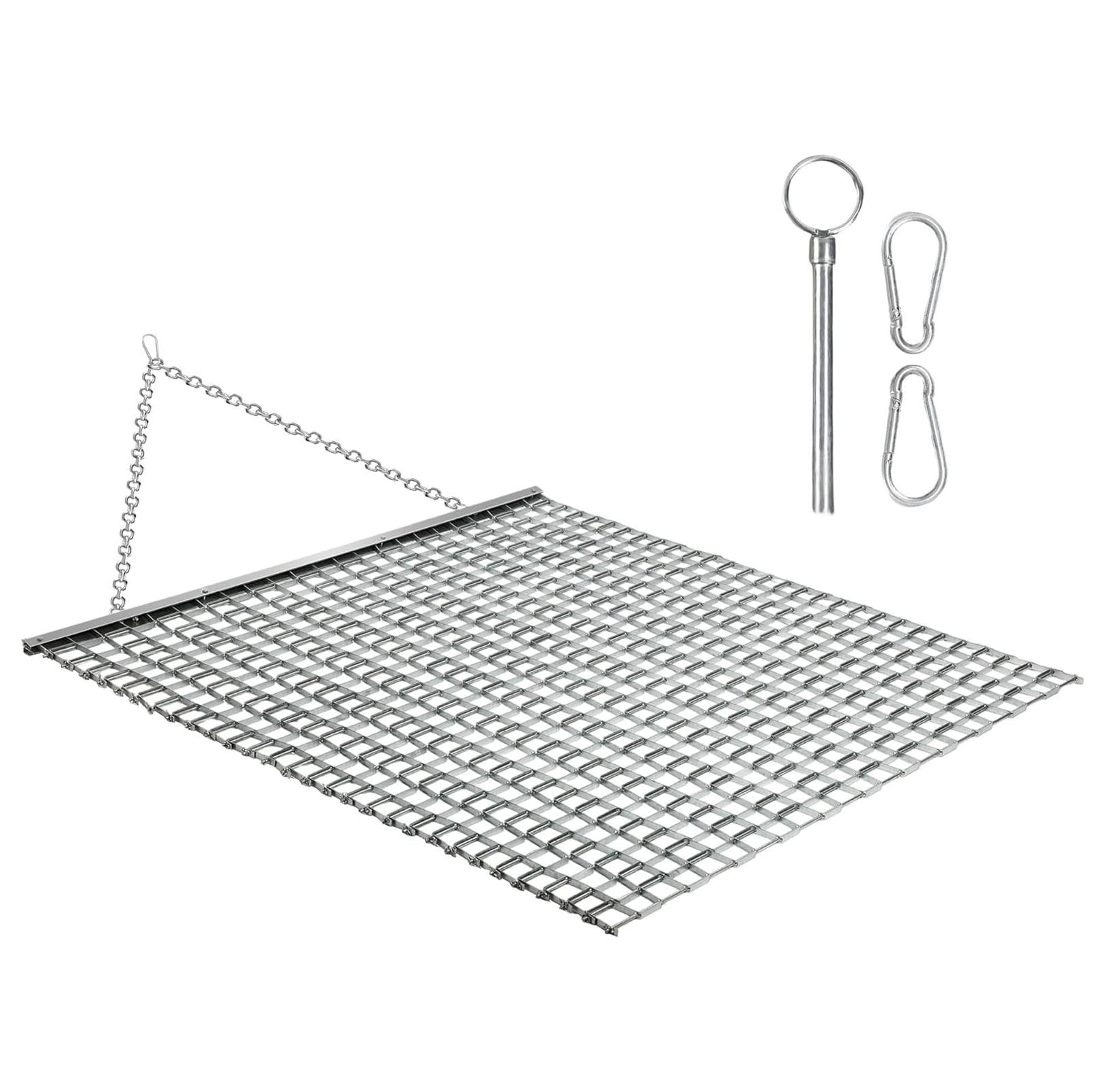 ATV/UTV 4 x 4 Feet Baseball Field Drag, Lawn Leveling Steel Mesh Heavy ...