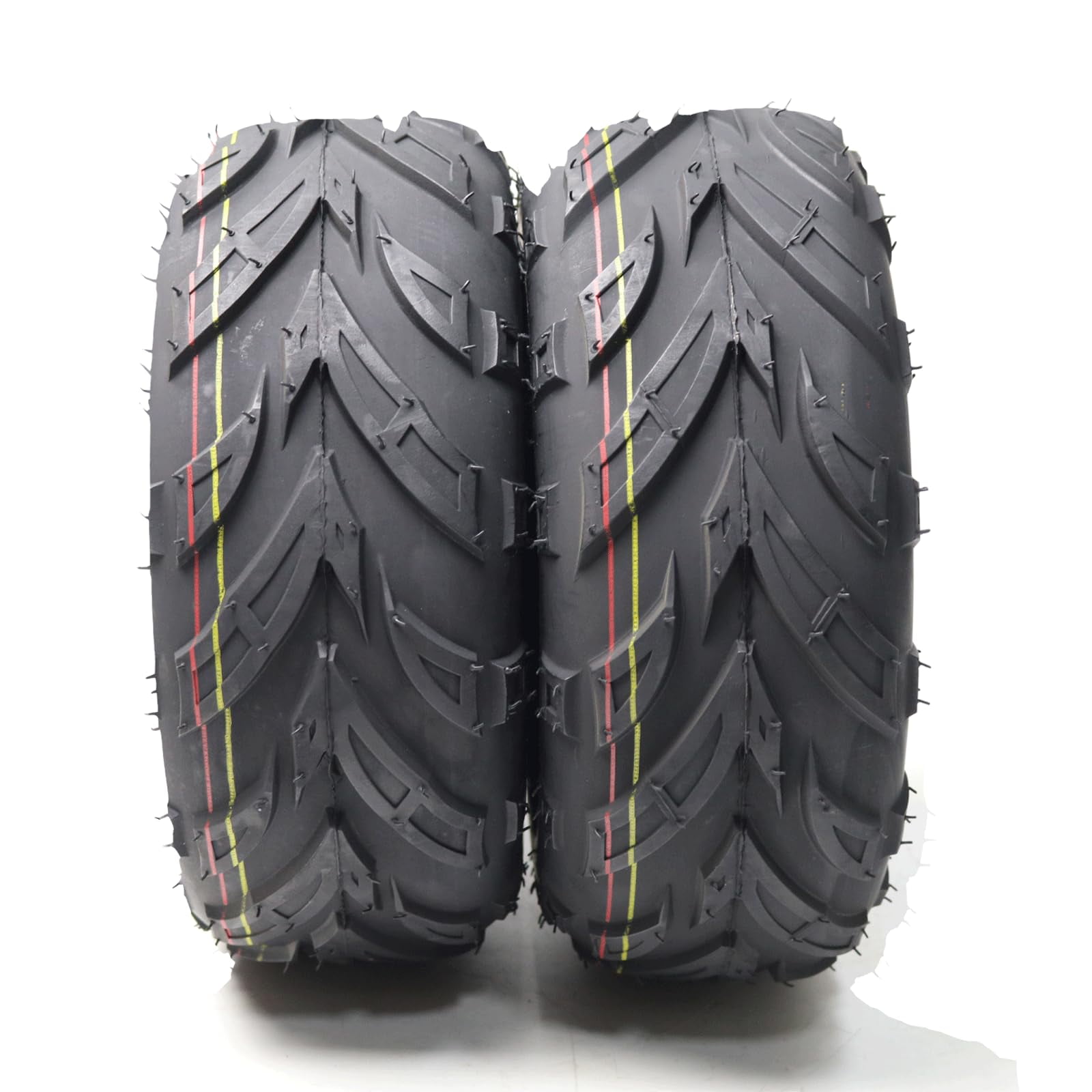 ATV UTV All-Terrain Tires 21X7.00-10 Set of 2, 4-PR, Rim 10X5.5, OD ...