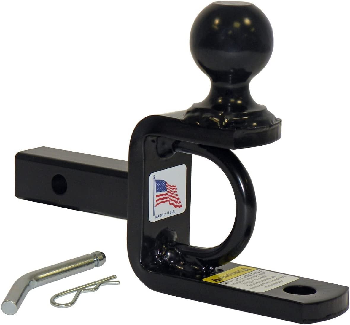 ATV/UTV Ball Mount for 1-1/4 Inch Receivers with 2 Inch Hitch Ball ...