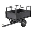 ATV UTV Dump Cart 17 Cu Ft 600LB Capacity - Steel Trailer Tow Behind ...