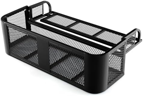 ATV/UTV Rear Drop Basket Rack, Back Cargo Storage Rack with Mesh Design ...