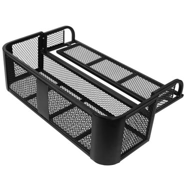 Costway ATV UTV Steel Cargo Hunting Rear Drop Basket Rack: Durable ...