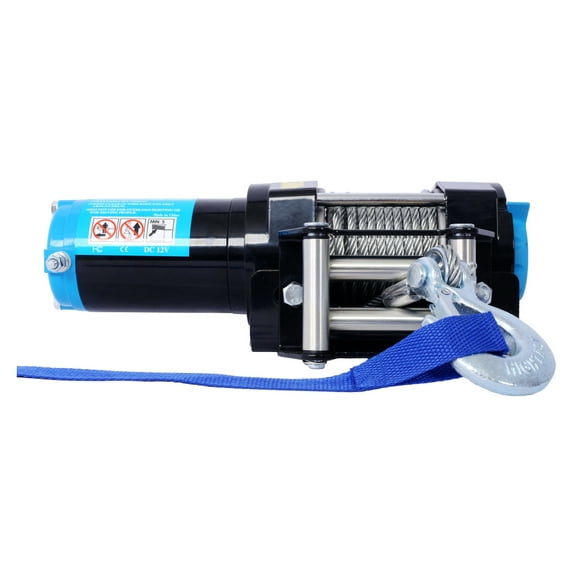 ATV/UTV Winch- 12 V 3500LBS Electric Winch with Steel Cable, Wire and ...
