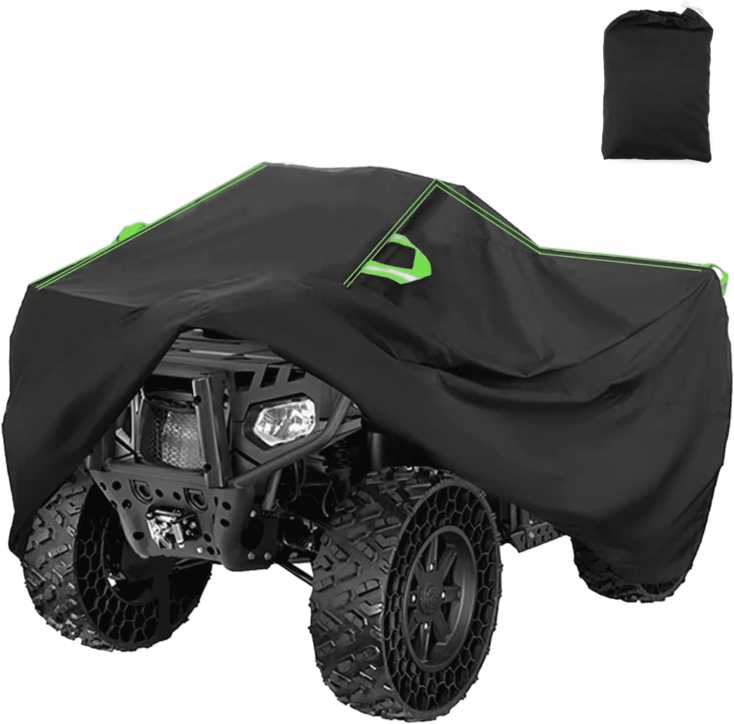 ATV Waterproof Cover, Heavy Duty 210D Marine Grade Fabric, for All ...