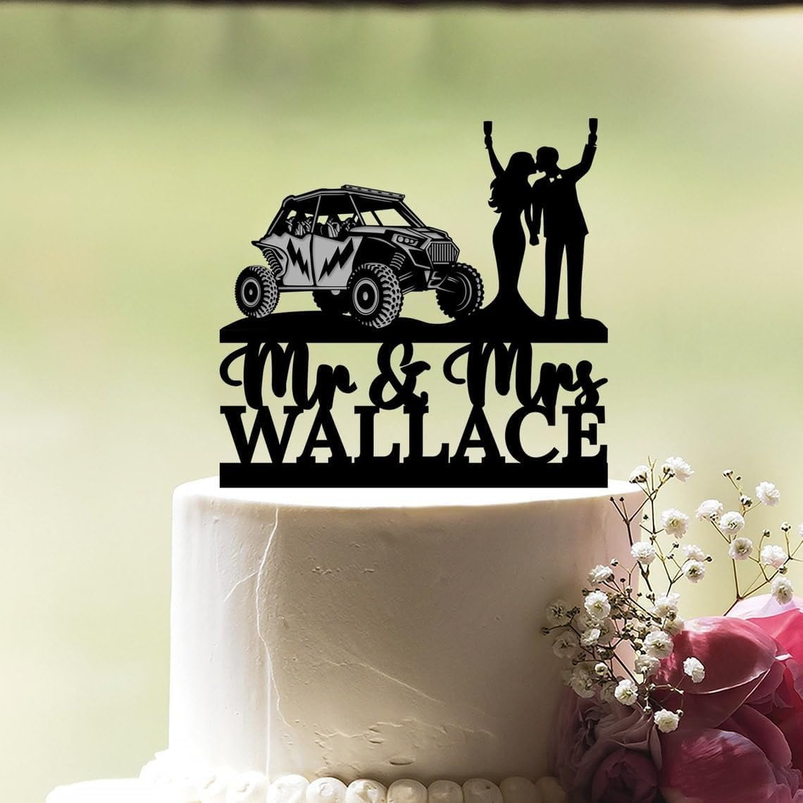 ATV Wedding Cake Topper,Buggy Wedding Cake Topper,All Terrain Vehicle ...