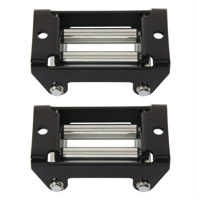 ATV Winch Roller Fairlead 3000-4000 LBs 4-1/4" Universal 4-Way Roller Cable Guide for Trucks RVs ...