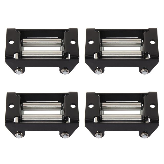 ATV Winch Roller Fairlead 3000-4000 LBs 4-1/4" Universal 4-Way Roller ...