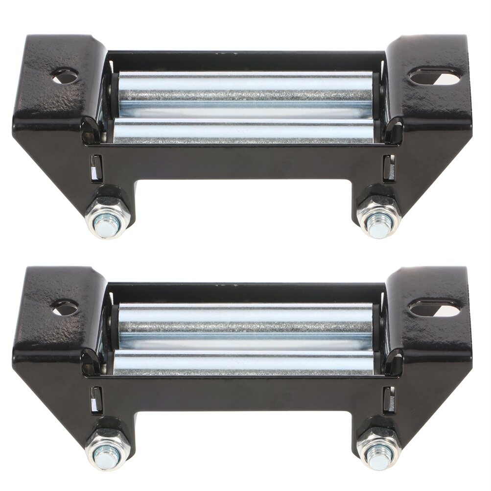 ATV Winch Roller Fairlead 4500 LBs 6 Universal 4-Way Roller Cable Guide for Trucks RVs Pickups ...