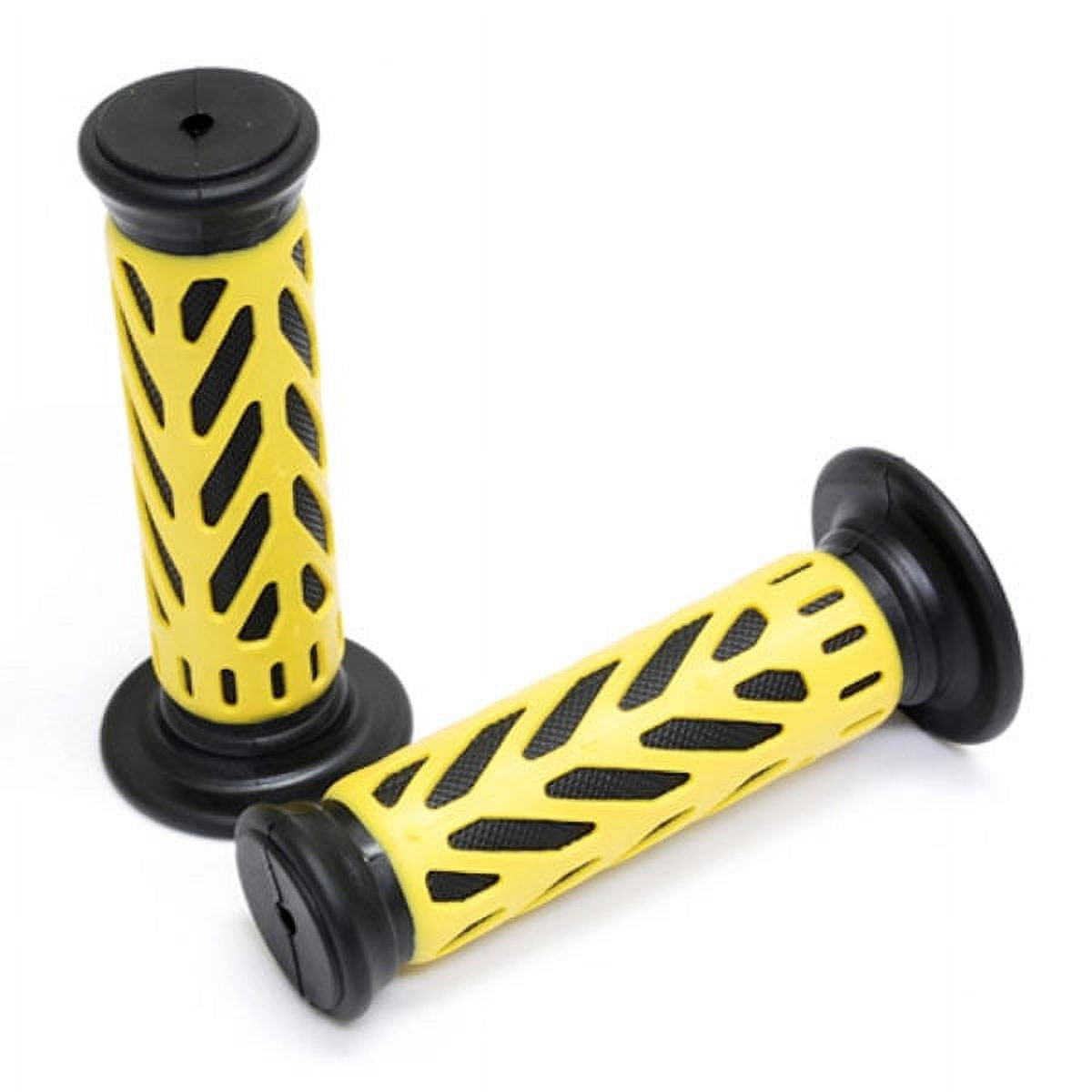 ATVs Watercrafts Web Gel Style Hand Grips Yellow Color Quad Compatible ...