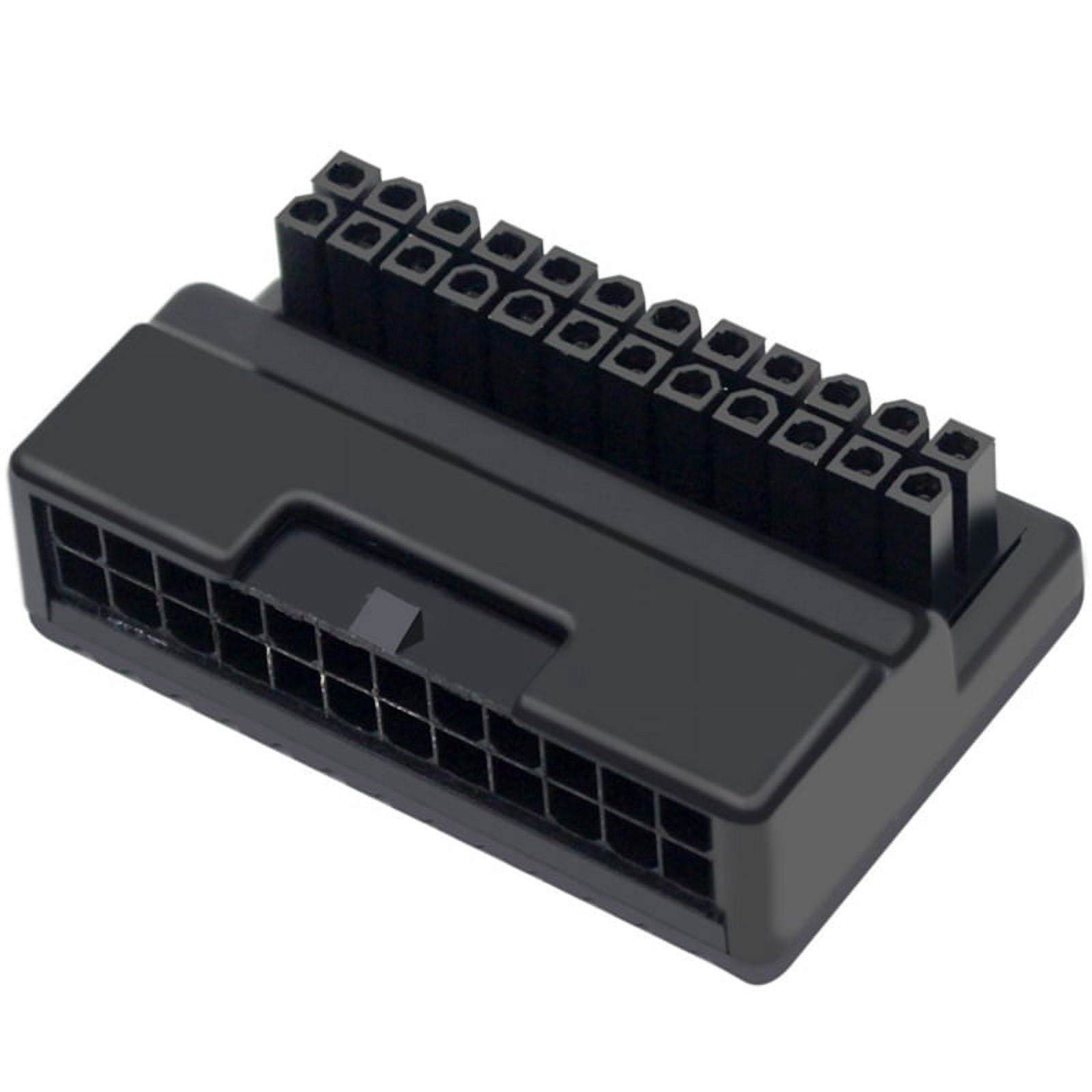 ATX 24 Pin to 90 Degree Power Plug Adapter Mainboard Motherboard Power ...