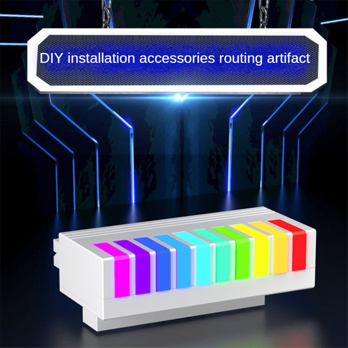 ATX 24Pin 90 Degree Power Adapter 5V 3 Pin ARGB ATX 24-Pin Power ...