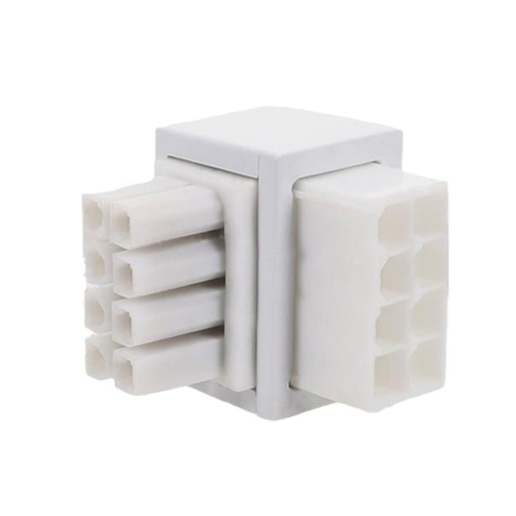 ATX 8Pin Female 90 Degree Angled To 8 Pin Male Power Adapter GPU Power ...