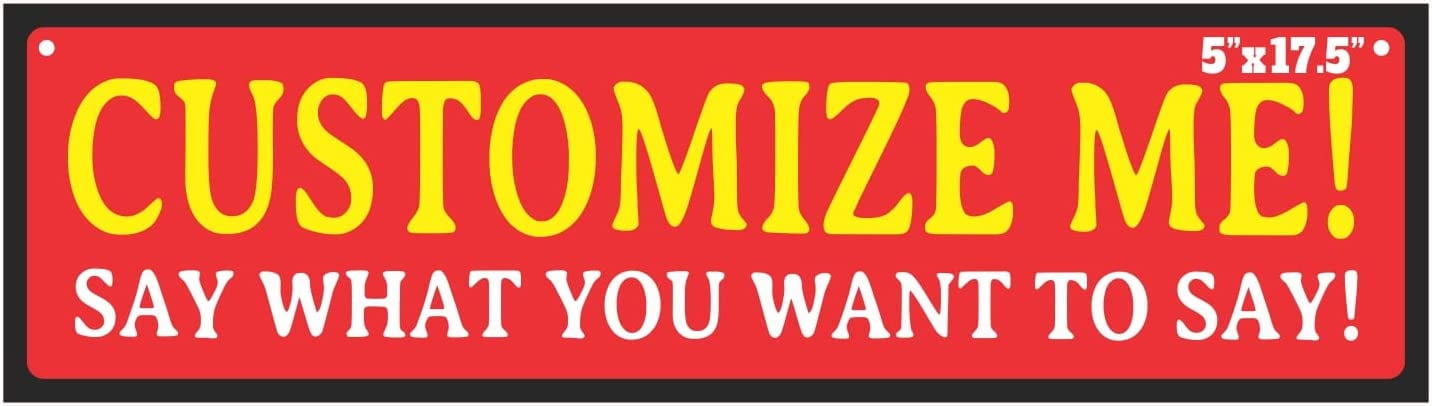 ATX Custom Signs - Weatherproof Aluminum Metal Custom Personalized Sign ...